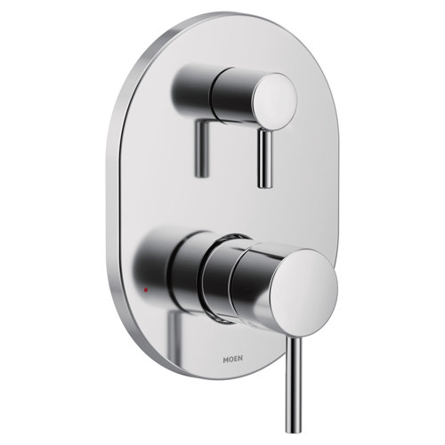 Moen Align M-CORE 3-Series 2-Handle Shower Trim With Integrated Transfer Valve, Valve Required ...